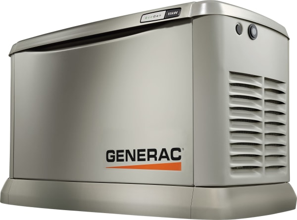 Whole house generator natural gas store